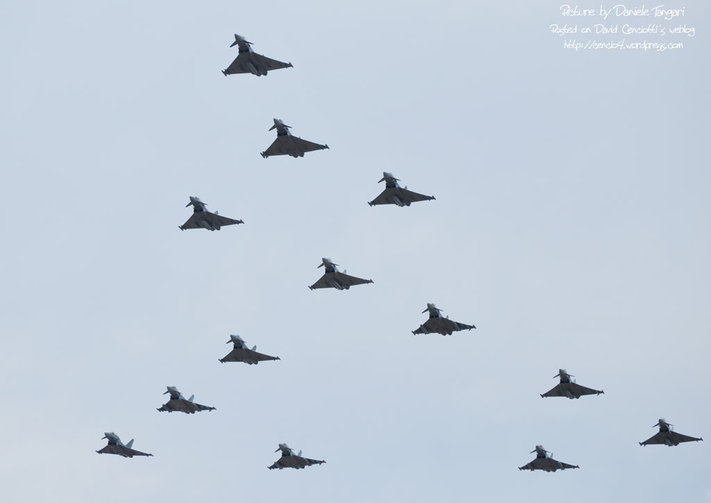 Largest Eurofighter formation ever? - The Aviationist