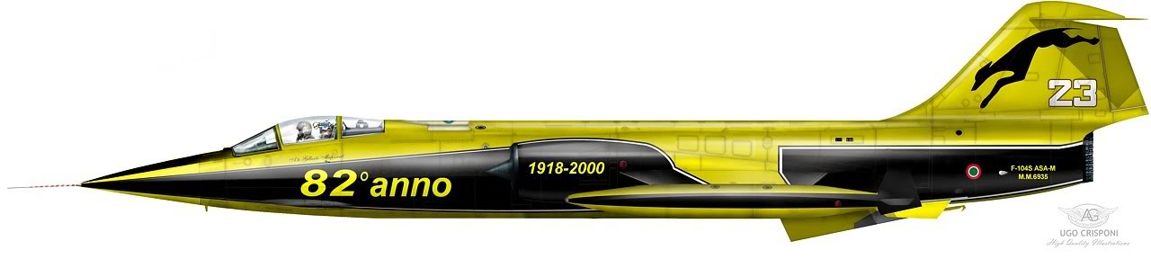 F-104 profiles and artworks - The Aviationist