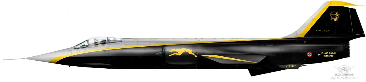 F-104 profiles and artworks - The Aviationist