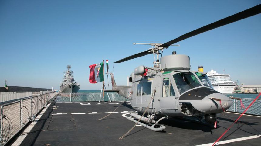 The Guided Missile Cruiser Moskva in the harbour of Civitavecchia - The ...