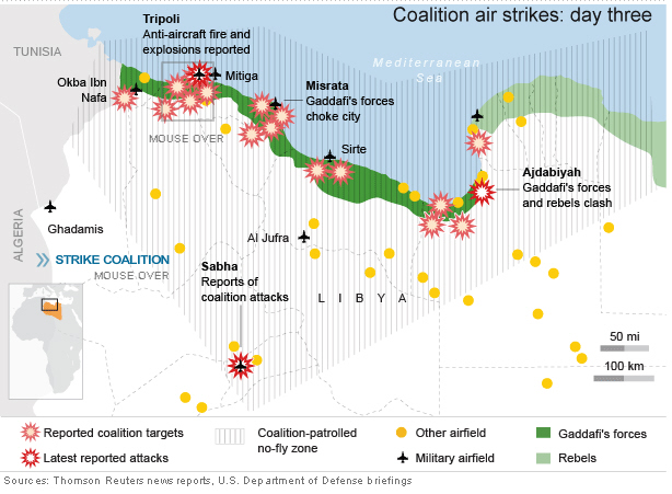 Operation Odyssey Dawn explained (Day 8) - The Aviationist