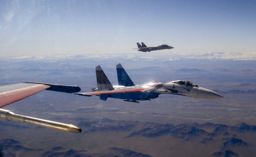 Russian Sukhoi Su-27s + Iranian F-14s + Iranian F-4s = the most exotic ...
