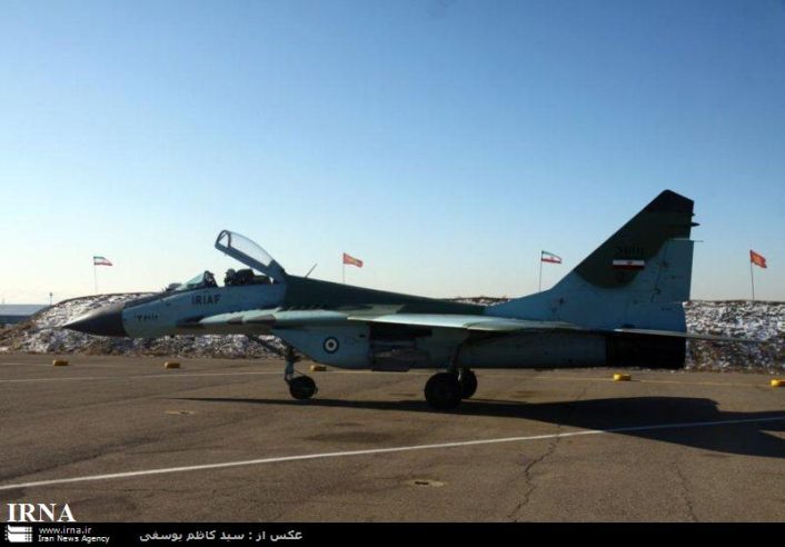 Some (rusty) Iranian MiG-29s on display at Tabriz airbase in new images ...