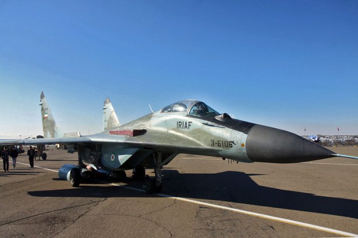 Some (rusty) Iranian MiG-29s on display at Tabriz airbase in new images ...