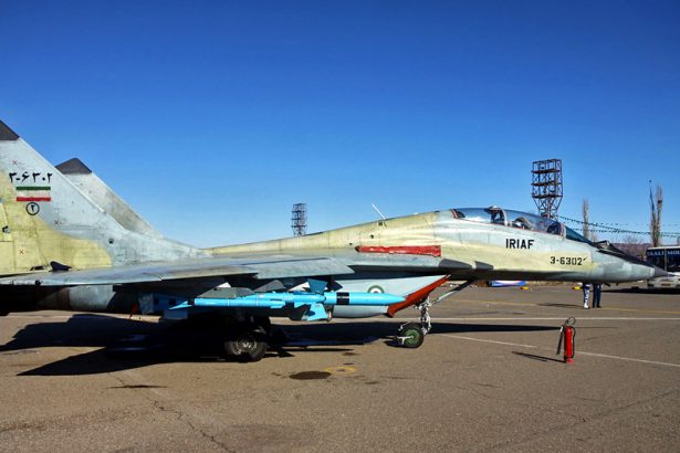 Some (rusty) Iranian MiG-29s on display at Tabriz airbase in new images ...