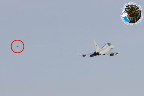 Have you ever seen a picture of a fighter plane towing a radar decoy ...