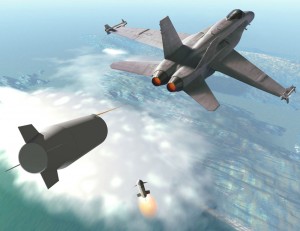 Have you ever seen a picture of a fighter plane towing a radar decoy ...