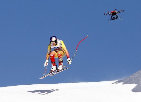 Photo: "Check your six". You've got a quadricopter drone behind you ...