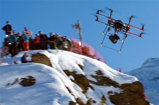 Photo: "Check your six". You've got a quadricopter drone behind you ...