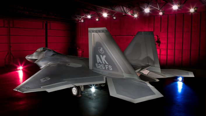 Lockheed Martin's picture of the final F-22 Raptor. Taken with a ...