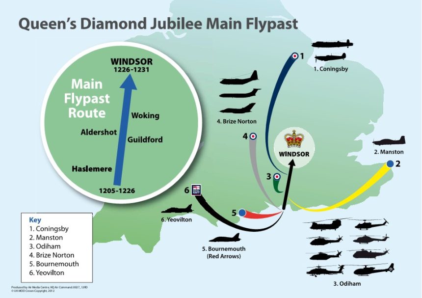 Infographic: Queen’s Diamond Jubilee Flypast - The Aviationist
