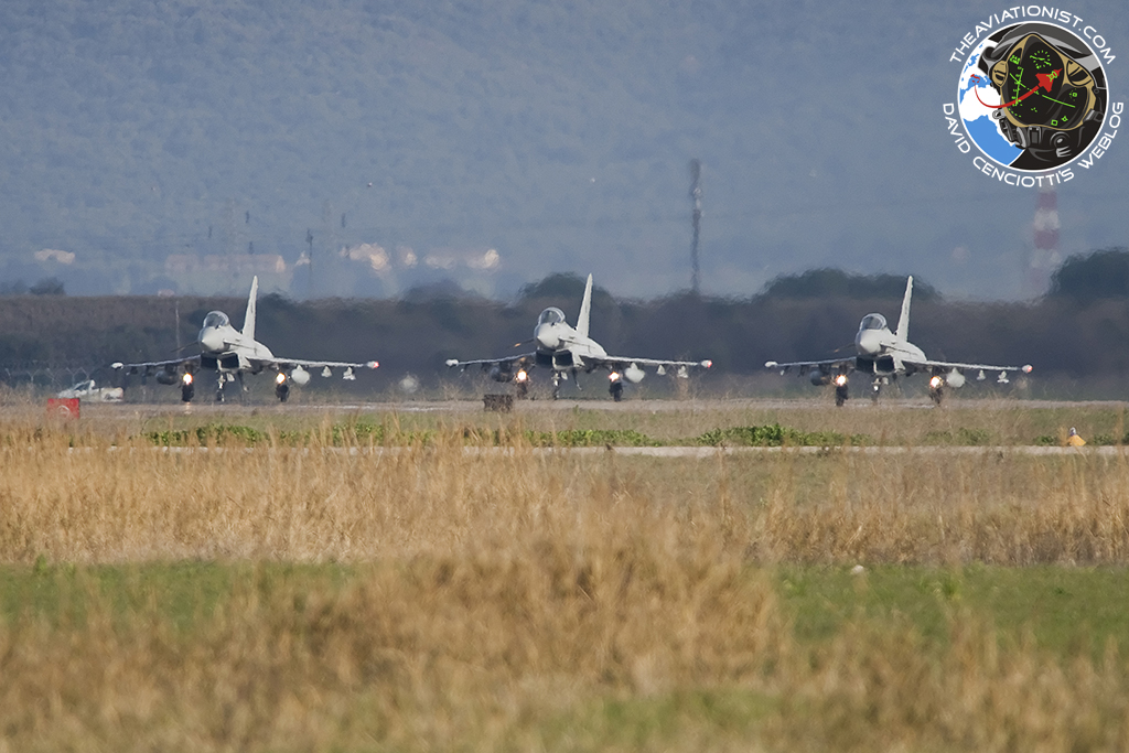 [Photo Gallery] Typhoons and F-16s at the Winter Hide 2013 exercise ...