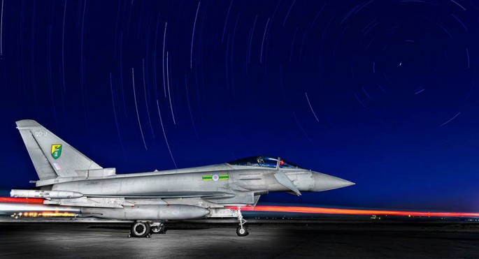 Six RAF Typhoon fighter jets leave UK for Cyprus. Four of them ...