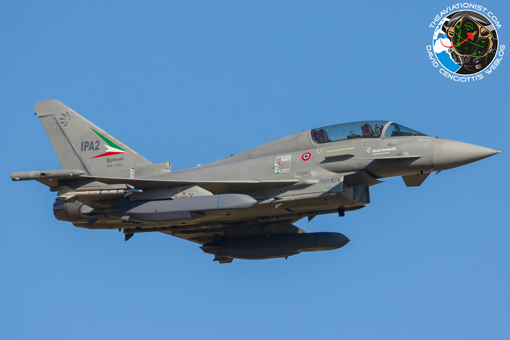 Italian Air Force Releases Photo Of Eurofighter Typhoon In Swing Role ...