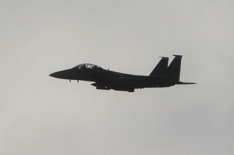 This is the effect of an F-15E Strike Eagle live weapons drop. - The ...