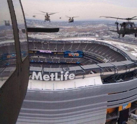 If you wondered why a C-5 Galaxy performed the flyover at Gillette ...