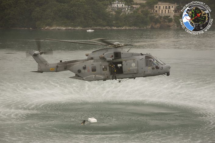 Italian Navy Elite team conduct disabled submarine rescue training with ...