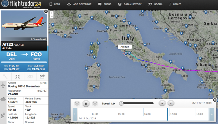 Air India Boeing 787 Dreamliner loses radio contact gets intercepted by ...