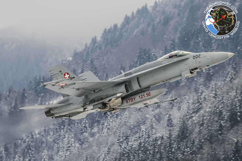 Swiss F/A-18D Hornet Sports Markings For MQM-178 Target Drone Kill With ...