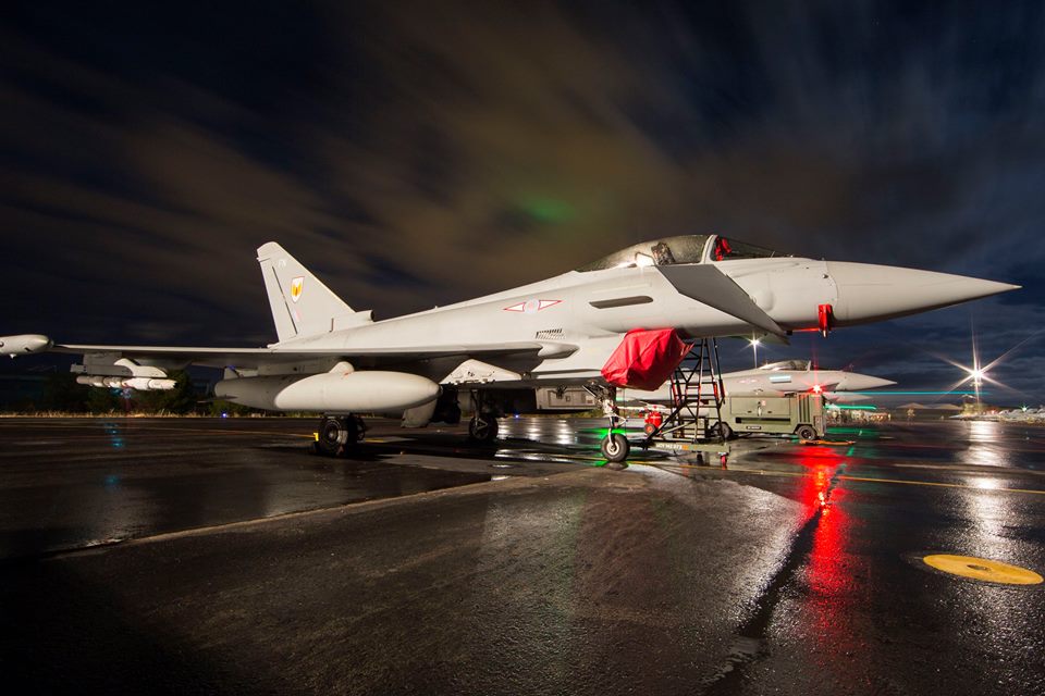 RAF Typhoon's First Air-To-Air Kill: Terrorist Drone Shot Down In Syria ...