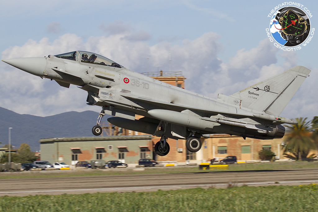 Special Colored RAF Typhoon FGR4 “GiNA” Returned to Operational Paint ...