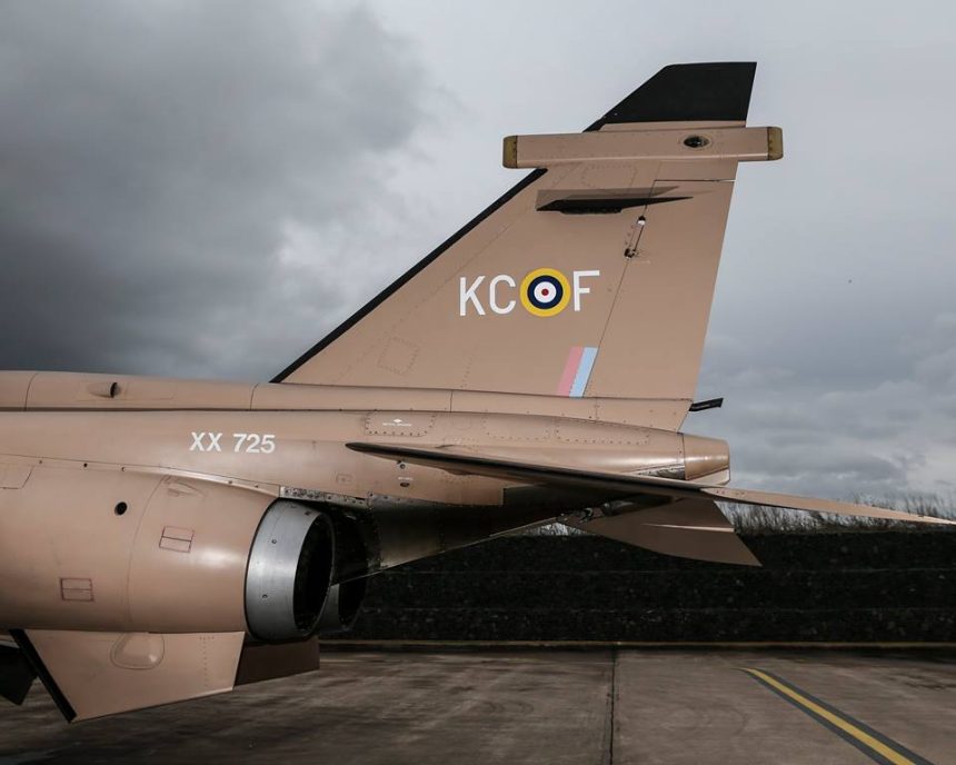 RAF "Pinky" Jaguar has been "rebranded" to celebrate the 75th ...