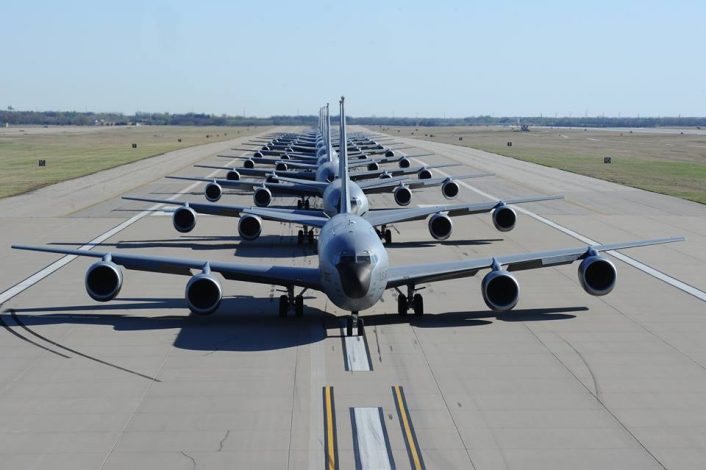 Photo: nearly 70 F-15E Strike Eagles in largest Elephant Walk to date ...