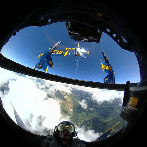 Drone Flies Dangerously Close to Blue Angels in Detroit America Strong ...
