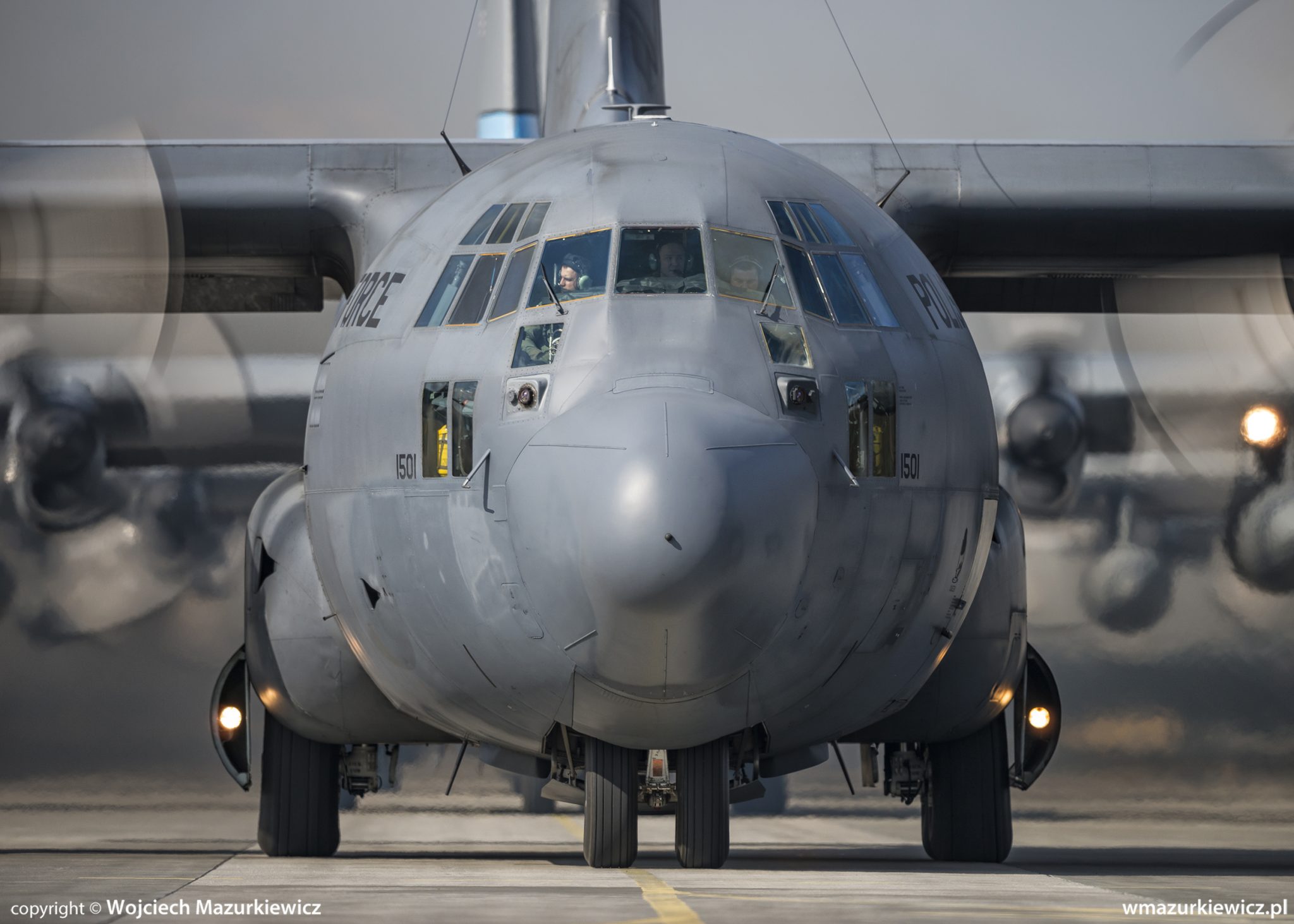 U.S. and Polish Hercules trained to perform cargo drops while evading ...