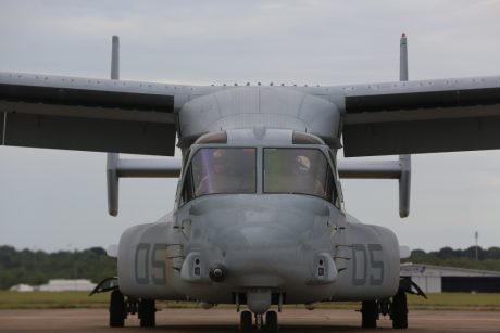 Marine MV-22 Osprey Tilt-Rotor Aircraft Complete First Pacific Crossing ...