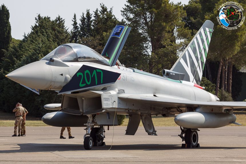 Check Out The Four Italian Eurofighter Typhoons In New, Stunning ...