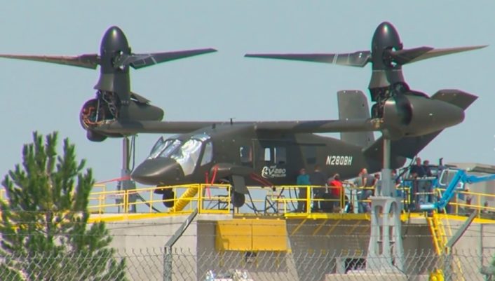 Side View Of The First Bell V-280 Valor Next-Generation Tilt-Rotor ...