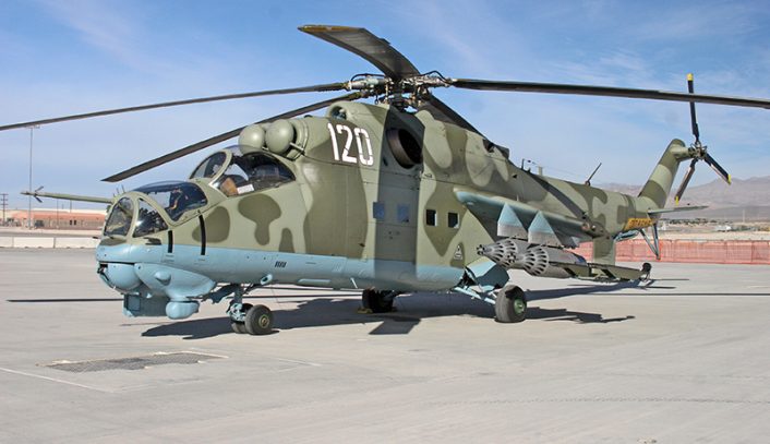 U.S. Marines Request Contractors To Provide Russian-Built Mi-24 Hind ...