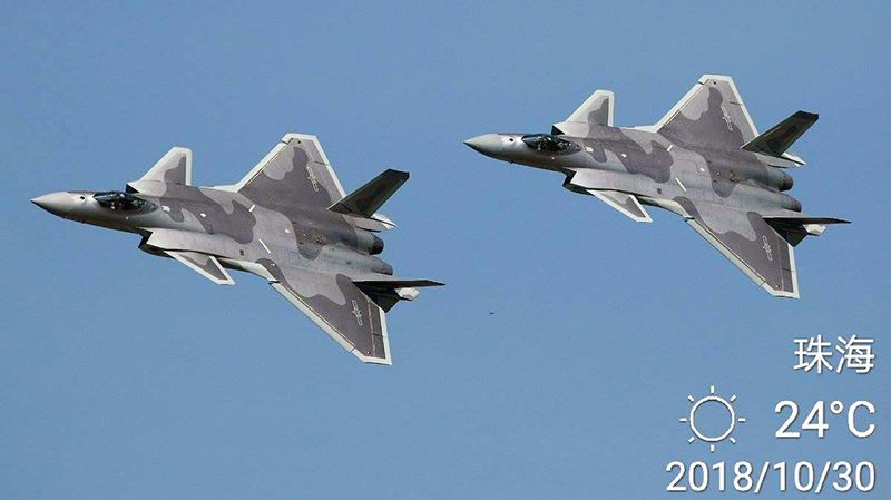 Photo shows China's Air Force One escorted by 8 Pakistan Air Force JF ...