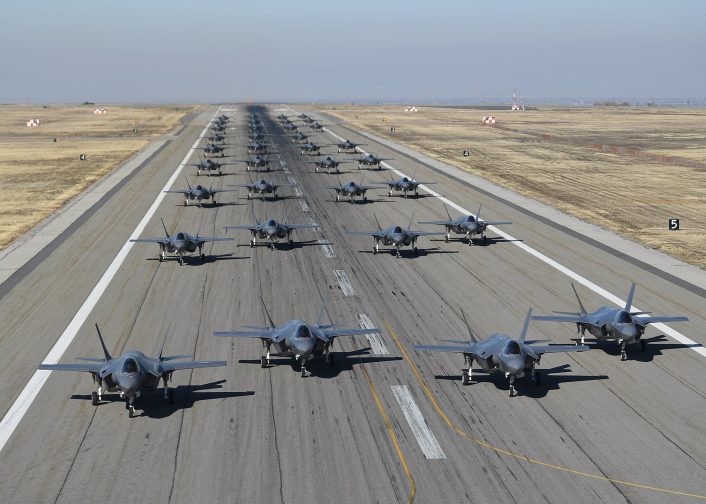 Take A Look At These Photos Of An F-35 Flying With The ALE-70 Towed ...