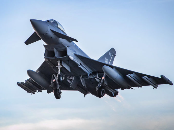 Eurofighter Typhoon with conformal fuel tanks - The Aviationist