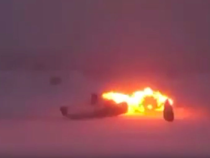 Incredible photo shows Russian Tu-22 bomber, Su-27 and other fighter ...