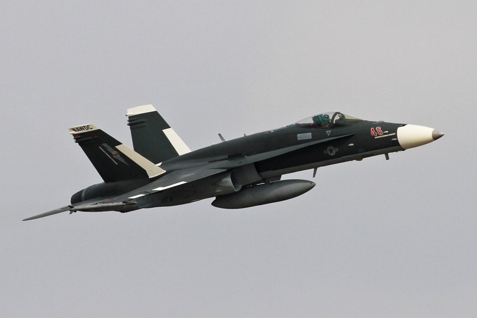 A U.S. Navy F/A-18C Hornet Has Been Painted In Russian Su-30SM Flanker ...