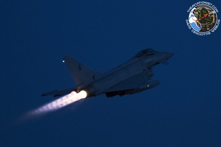 Some Great Shots Of A Typical Day Of Eurofighter Typhoon Night Flying ...