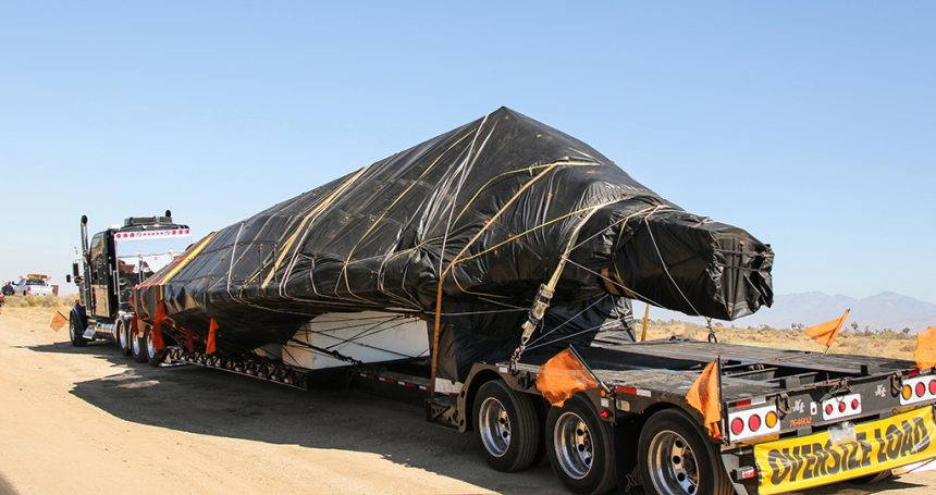 Another F-117 Nighthawk Fuselage Spotted in Transit in California along ...