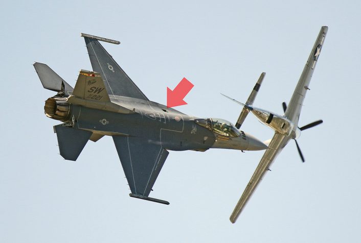 F-16 Loses Gun Panel During Viper Demo Team's Display Practice at ...