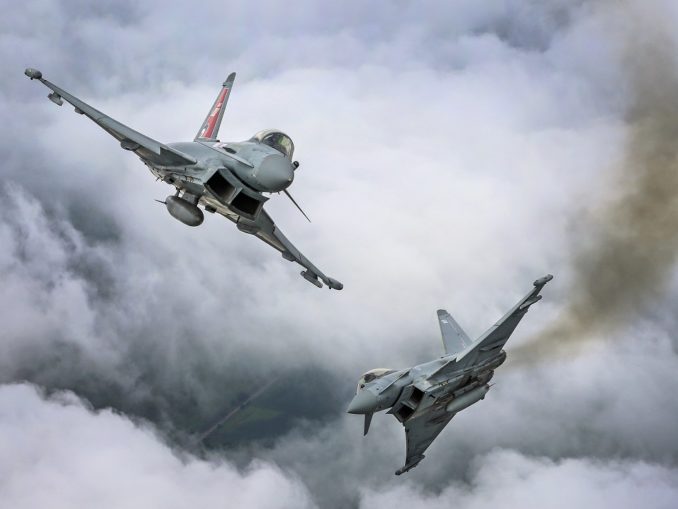 Eurofighter Typhoon with conformal fuel tanks - The Aviationist