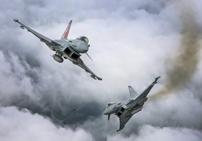 Eurofighter Typhoon with conformal fuel tanks - The Aviationist