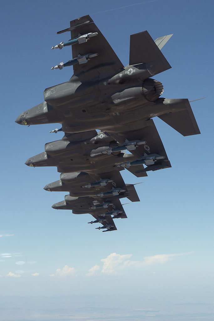 Check Out These Stunning Photographs Of Four F-35s In "Beast Mode ...