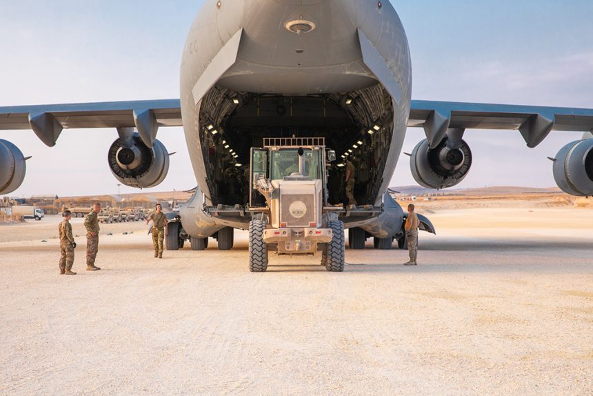 Interesting Images Of C-17s Loading Materiel At Kobani Landing Zone ...