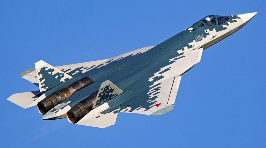 Russian Su-57 Spotted With Flat 2D Thrust Vectoring Nozzle - The ...