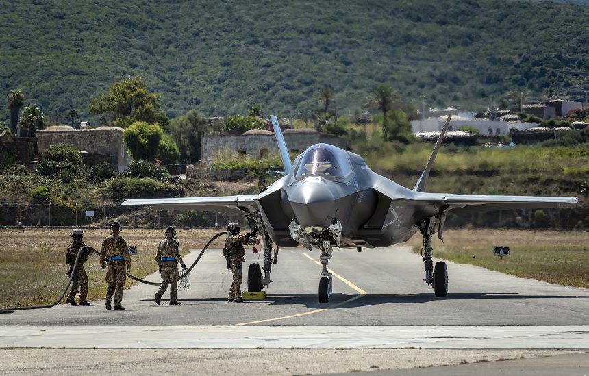 Italian Air Force F-35B Makes Official Debut During Expeditionary Proof ...