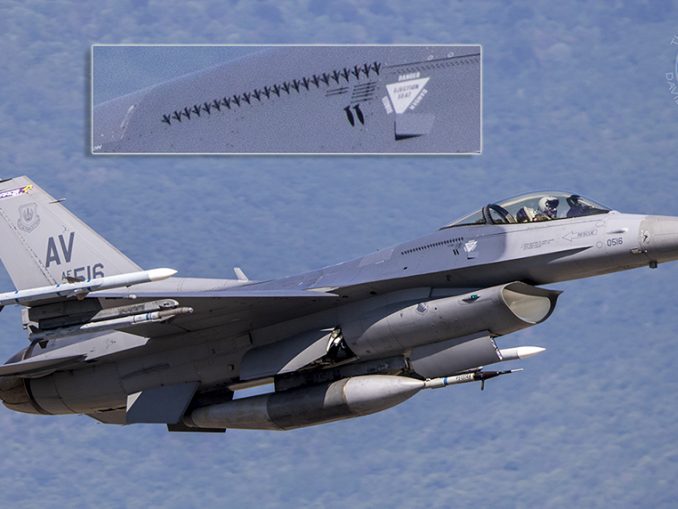 Here's the video of the B-52 bomber flying without its fin - The ...
