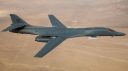 B-1 Lancer Bomber Flies With JASSM Stealthy Missile During External ...
