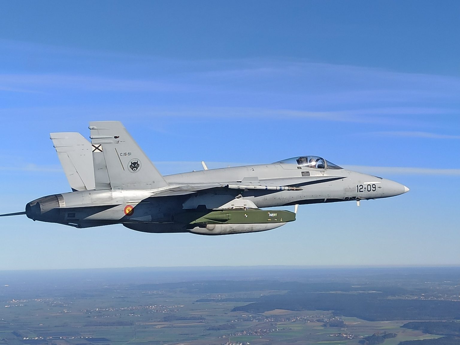 Interesting Photos Of Spanish EF-18 Hornet With Inert Upgraded Taurus ...